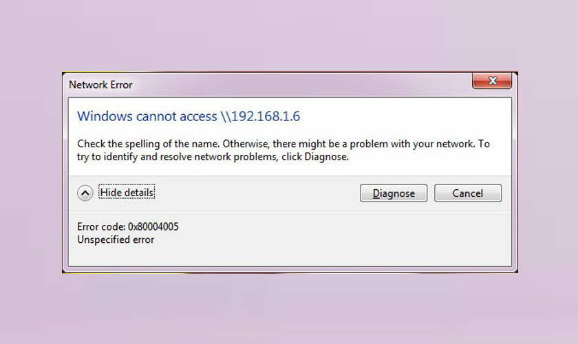 Sửa lỗi Windows cannot access chi tiết, nhanh chóng, hiệu quả