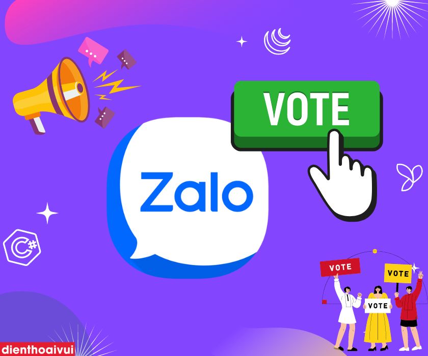 Cách tạo bình chọn Zalo, tạo vote Zalo đơn giản nhất