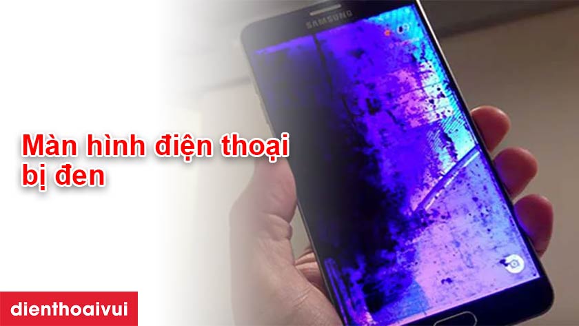 Màn hình điện thoại bị đen 1 góc và cách sửa hiệu quả nhất