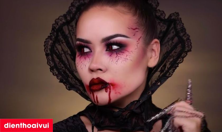 Cách hóa trang Halloween ma cà rồng độc đáo và thu hút