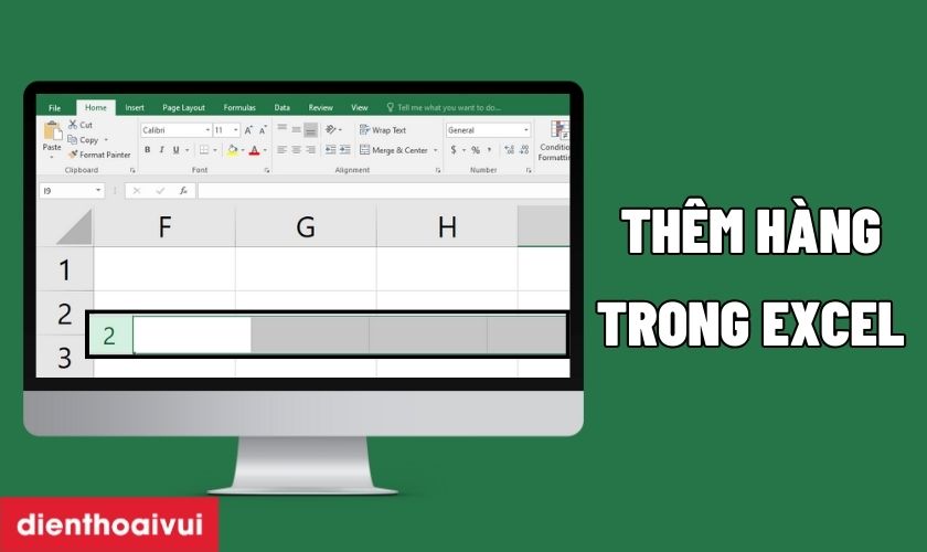 4 cách chèn thêm hàng trong Excel đơn giản, nhanh chóng