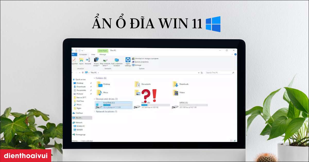 Ẩn ổ đĩa win 11: Cách làm đơn giản nhất