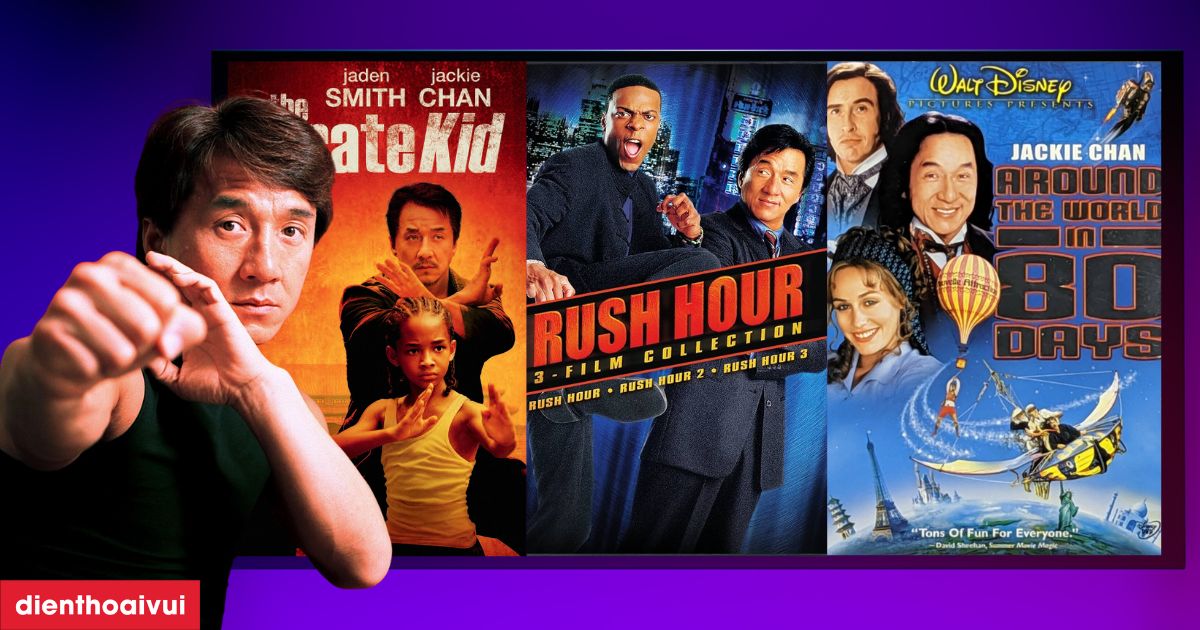 Các phim và chương trình truyền hình có sự tham gia của Jackie Chan