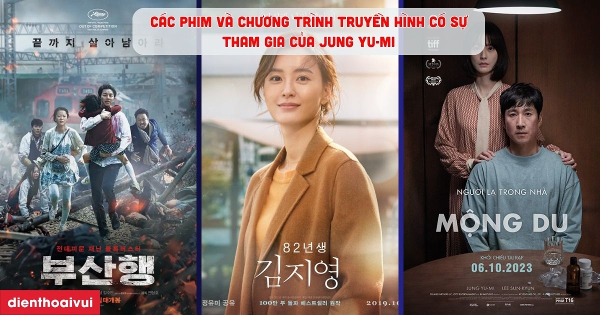 Các phim và chương trình truyền hình có sự tham gia của Jung Yu-mi