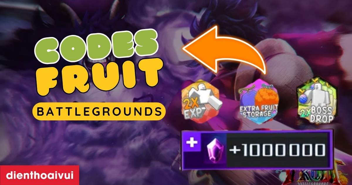 Code Fruit Battlegrounds mới nhất 8/12/2025: Redeem thưởng