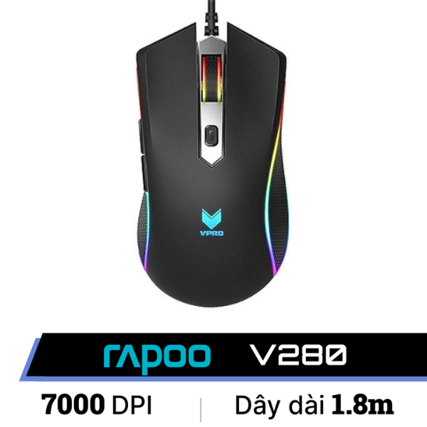 Chuột có dây Gaming Rapoo V280 | Giá tốt 2024