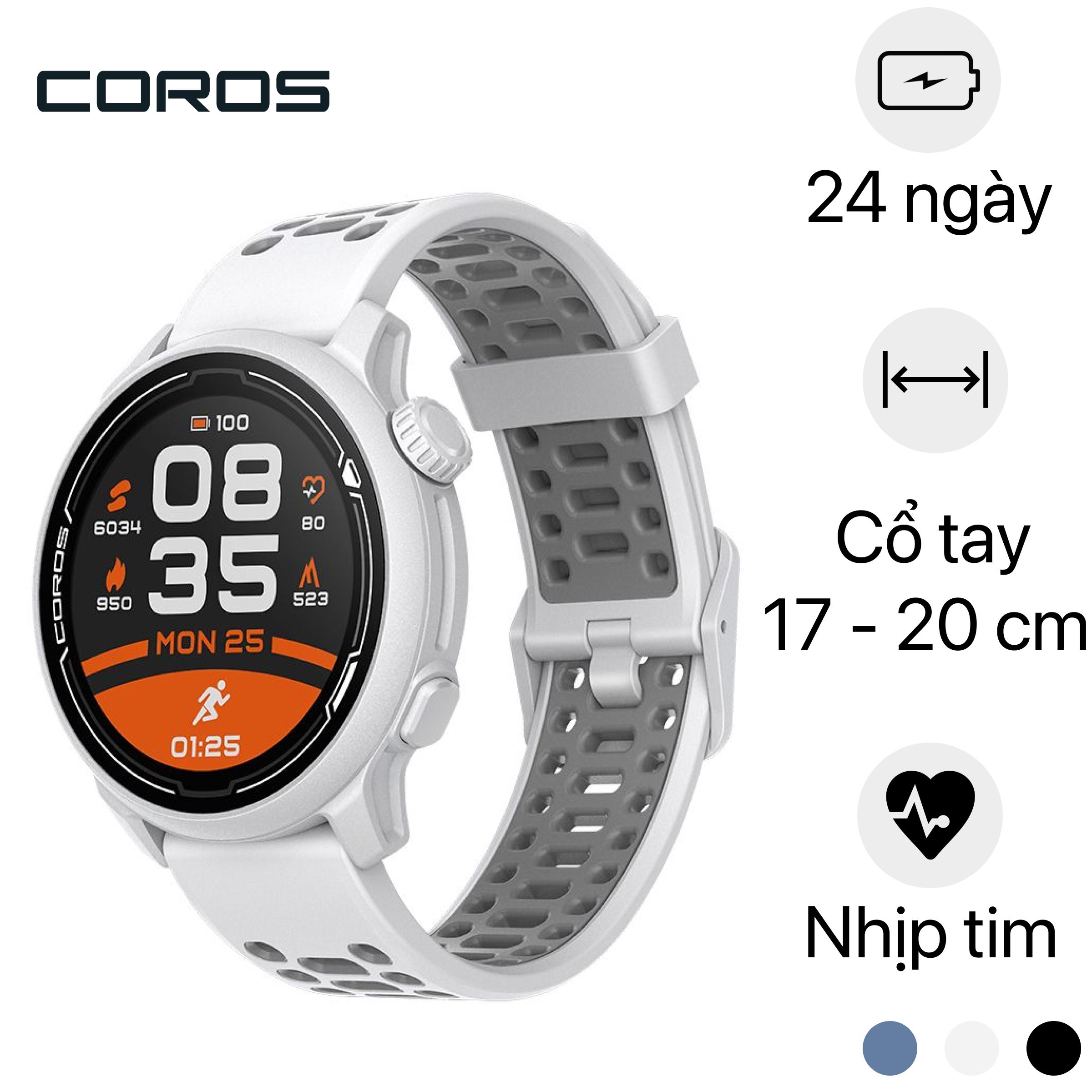 Đồng hồ thông minh Coros Pace 2 | Giá tốt 2024