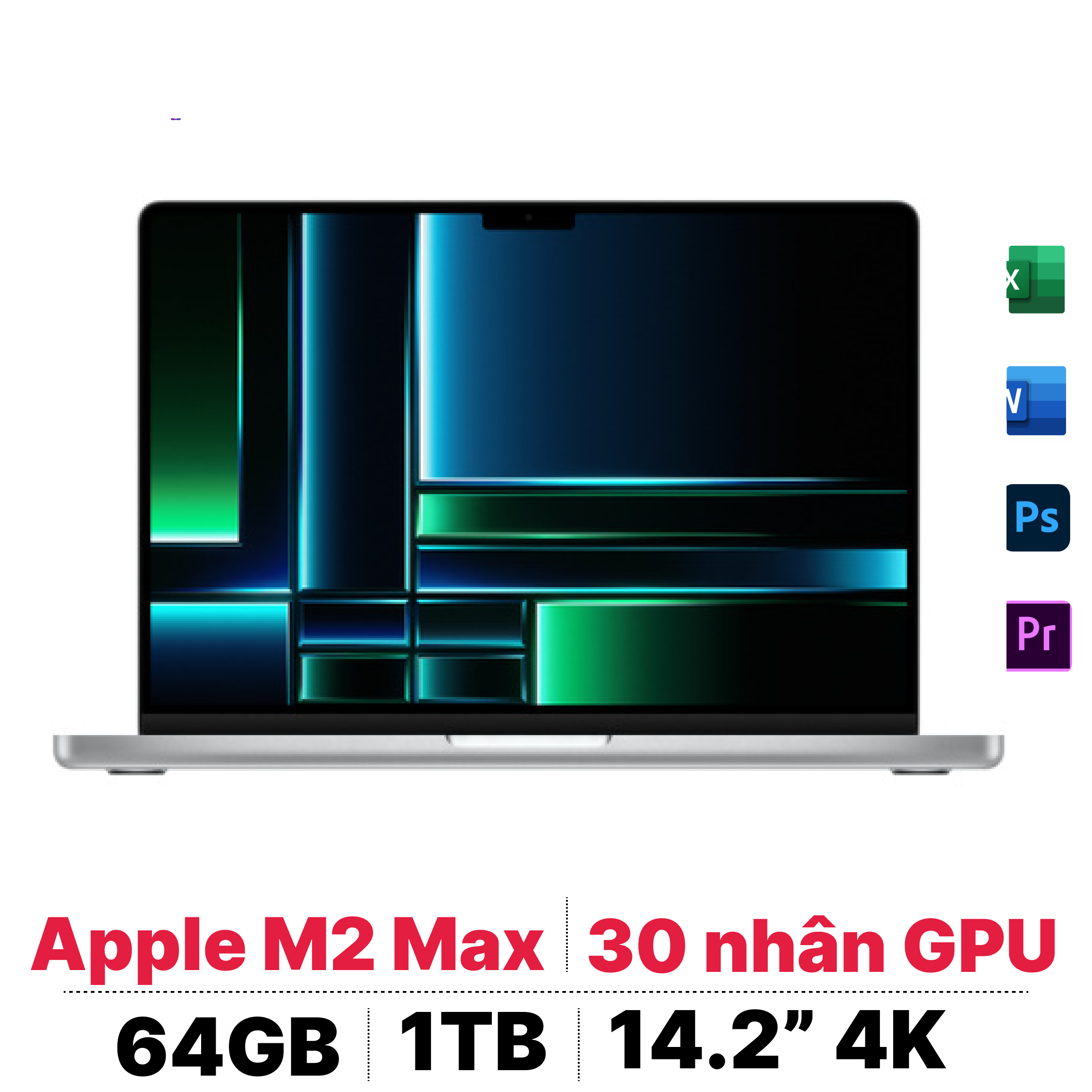 Macbook Pro 14 inch M2 Max 64GB 2023 (12 CPU - 30 GPU - 64GB - 1TB ...