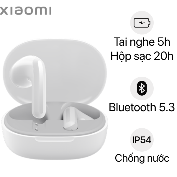 Tai nghe Bluetooth True Wireless Redmi Buds 4 Lite | Giá tốt 2024