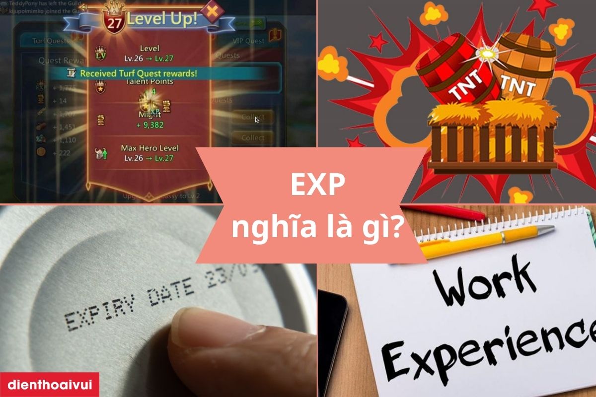 Exp là gì trong game và các lĩnh vực khác?