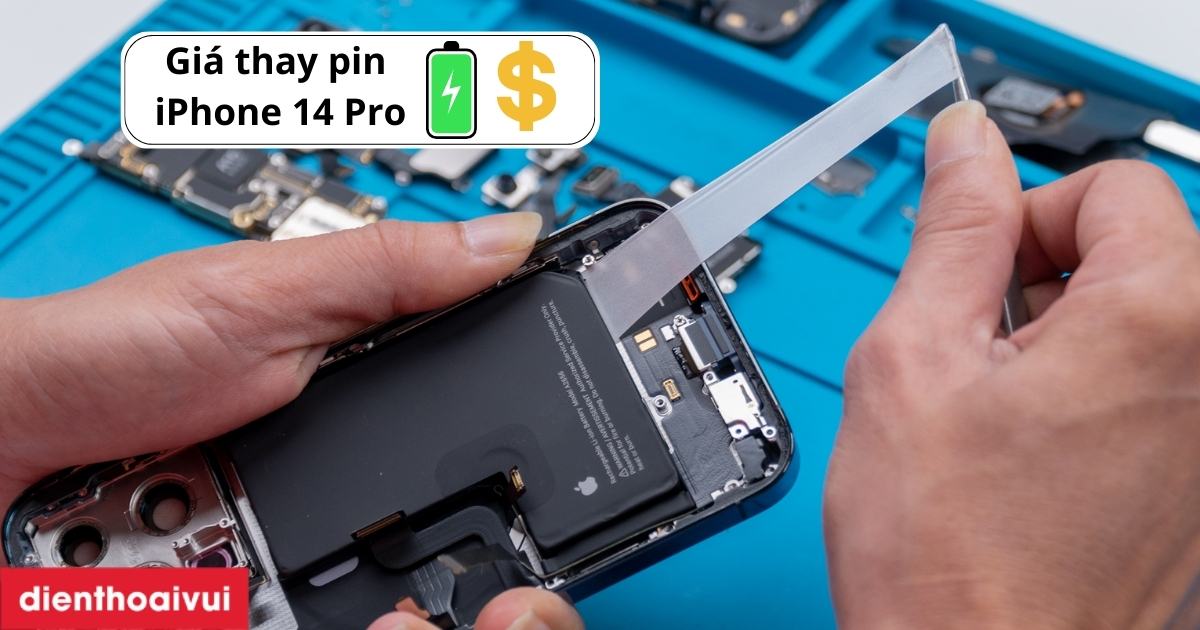 Giá thay pin iPhone 14 Pro chính hãng tháng 10 2025