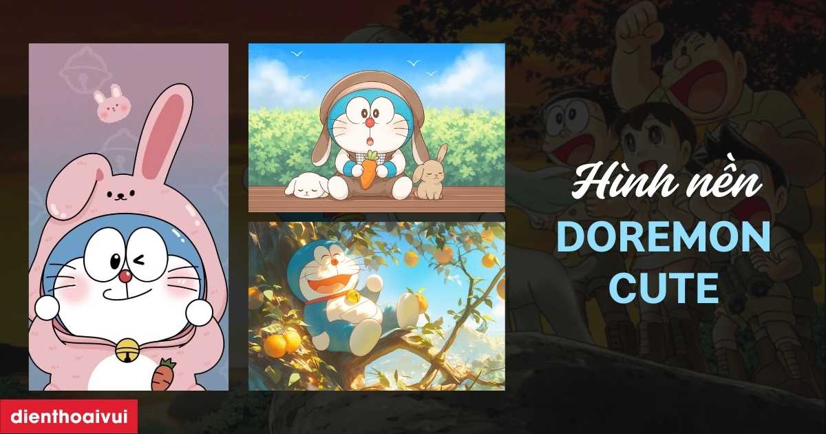 1000+ Hình nền Doremon cute cho điện thoại, máy tính 2026