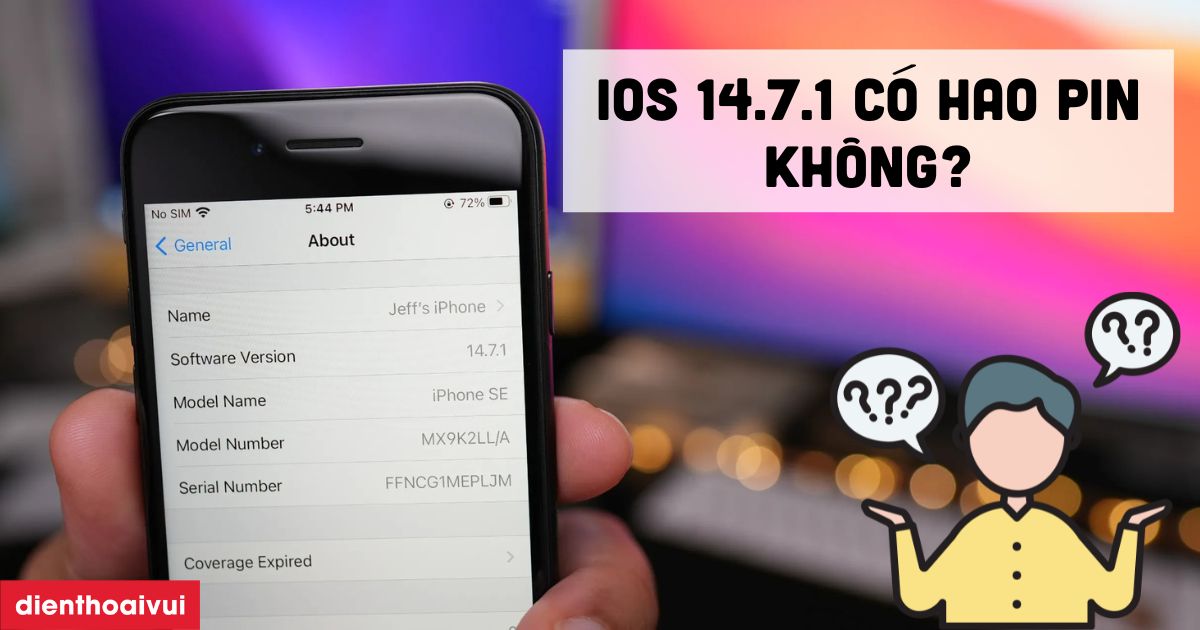 iOS 14.7.1 có hao pin không? Cách khắc phục hiệu quả