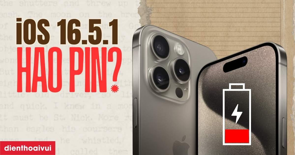 iOS 16.5.1 có hao pin không? Có nên cập nhật?