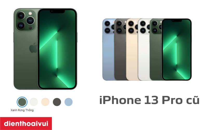 iPhone 13 Pro cũ giá rẻ, máy đẹp, trả góp 0%