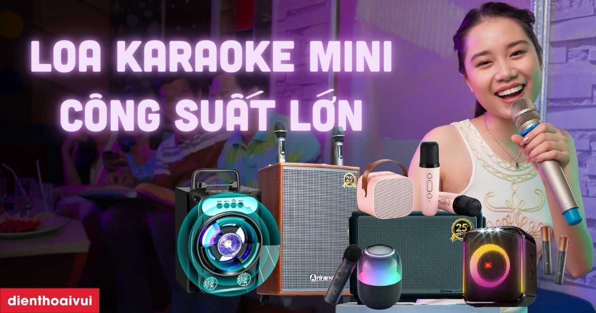 Top 5 loa karaoke mini công suất lớn đáng mua nhất 2025