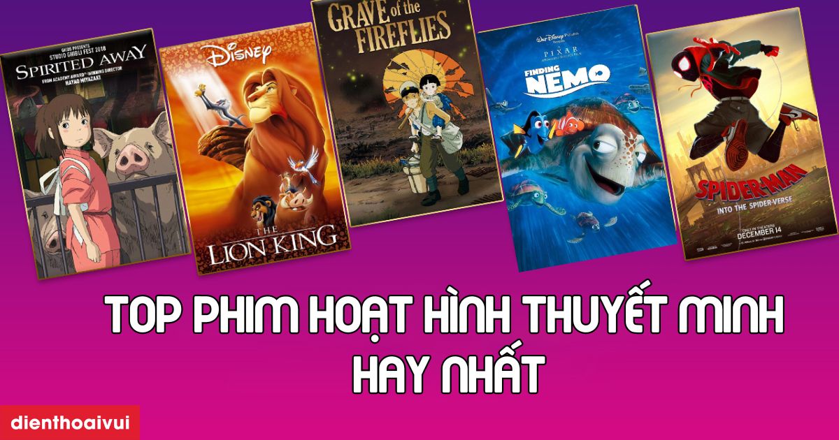 8 phim hoạt hình thuyết minh bé mê tít 2025