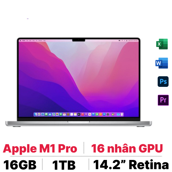 Macbook Pro 14 M1 Pro 10 CPU - 16 GPU 16GB 1TB 2021 | Chính hãng Apple ...