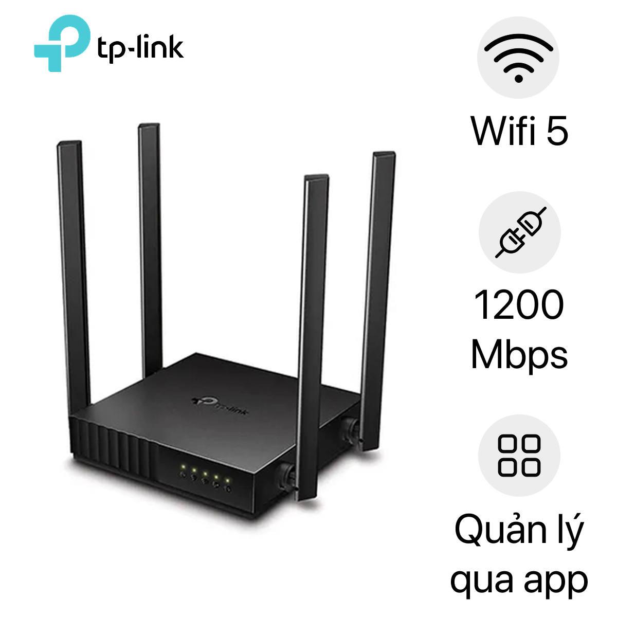 Router Wi-fi Mumimo băng tần kép AC1200 TP-Link Archer C54 chính hãng ...