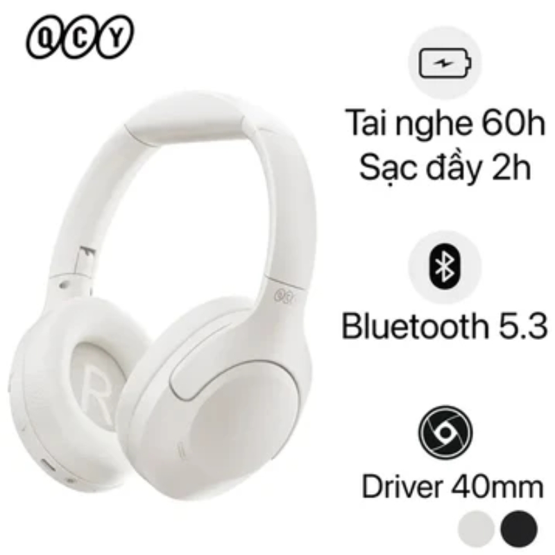 Tai nghe Bluetooth chụp tai QCY H3 Lite chính hãng | Lấy liền