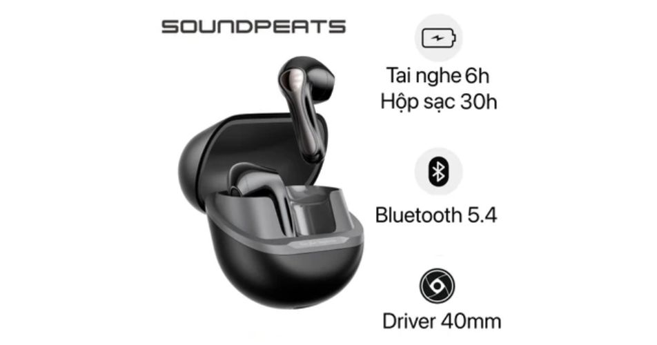 Tai nghe không dây SoundPeats Air 5 Lite chính hãng | Lấy liền