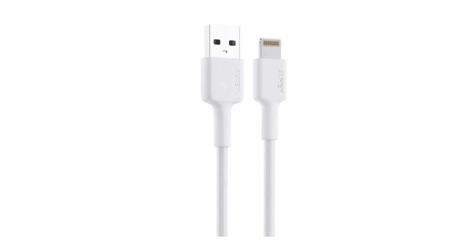 Cáp Aukey USB-A to Lightning 0.9M MFI CB-BAL7 - Cũ chính hãng | Lấy liền