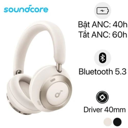 Tai nghe Bluetooth chụp tai Anker Soundcore Space One Pro (A3062) chính hãng | Lấy liền