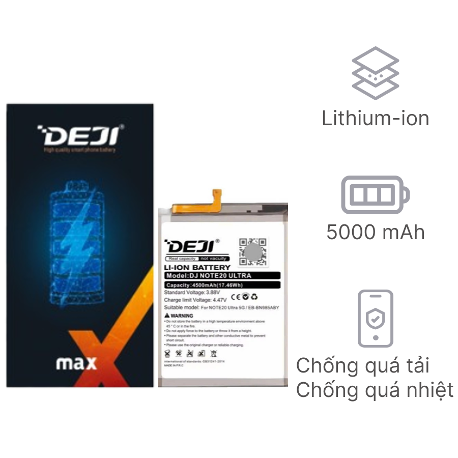 Thay pin Samsung Galaxy S23 Ultra chính hãng Deji giá rẻ