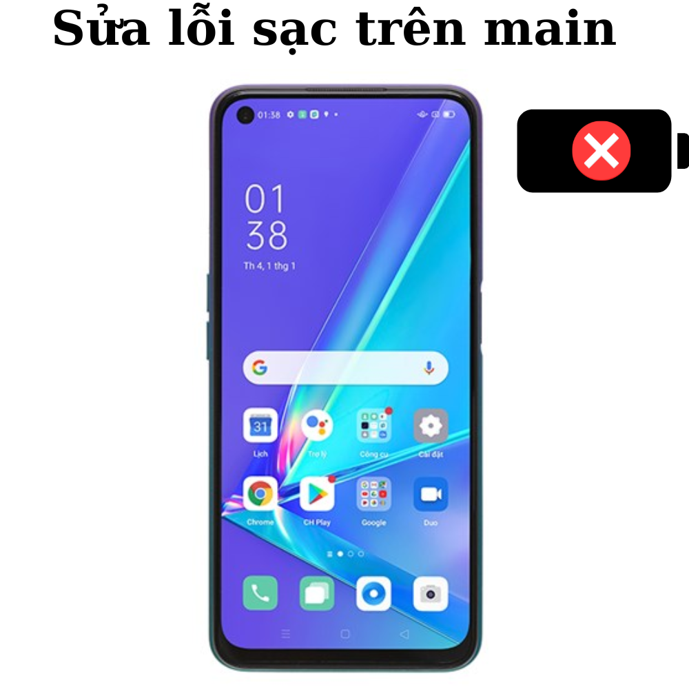 Sửa main - IC Sạc Oppo A92 chính hãng | Lấy liền