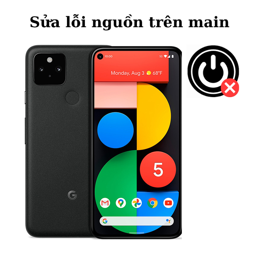 Sửa main - IC Nguồn Google Pixel 5 chính hãng | Lấy liền