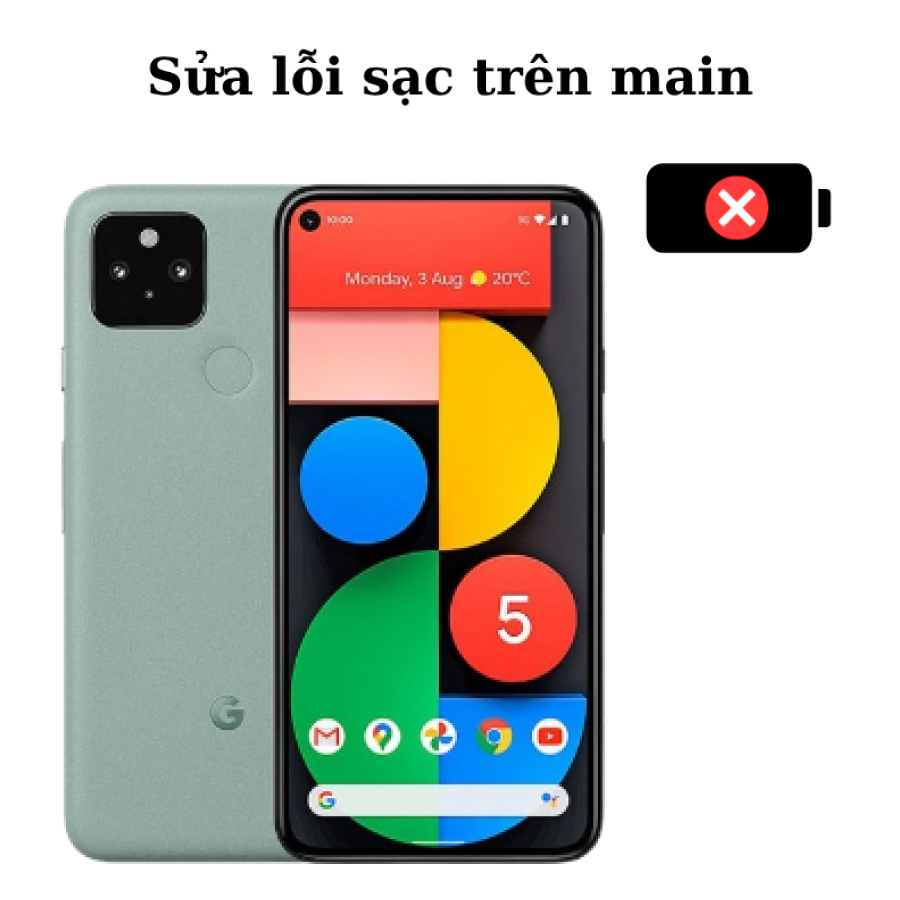 Sửa main - IC Sạc Google Pixel 5 chính hãng | Lấy liền