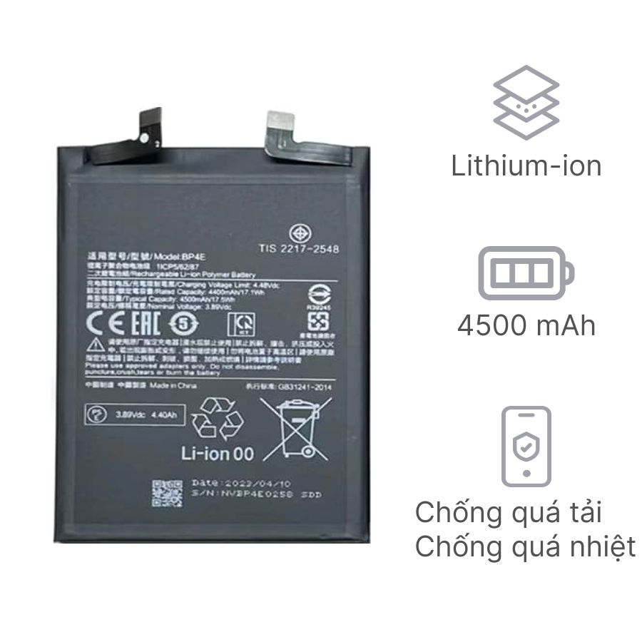 Thay pin Xiaomi Civi 2 chính hãng | Lấy liền