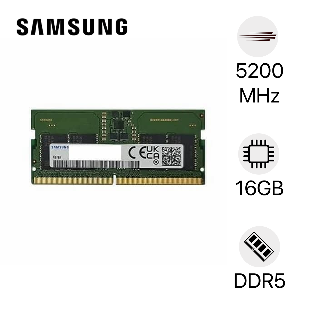 RAM laptop Samsung DDR5 16GB BUS 5200 cũ đẹp chính hãng | Lấy liền