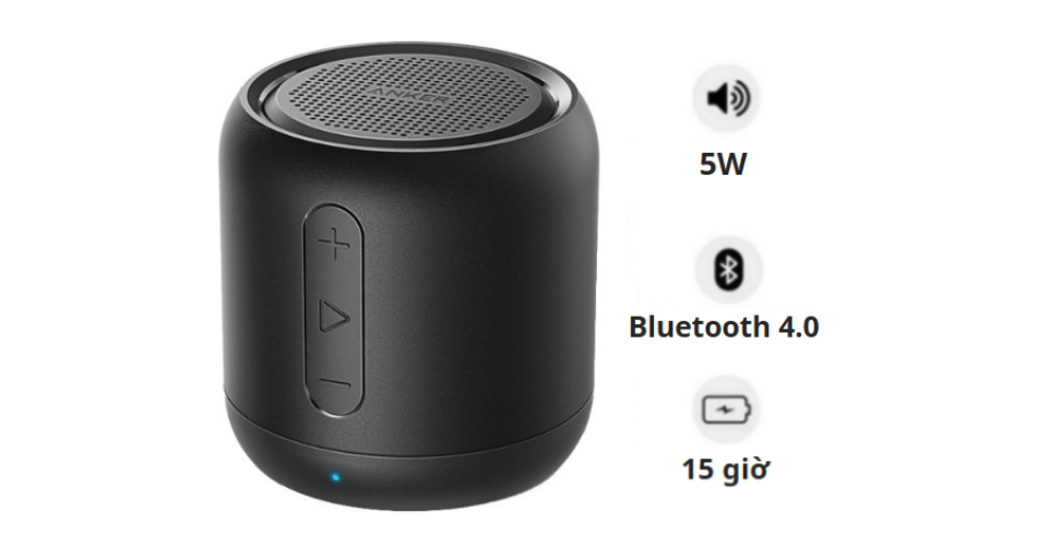 Loa Bluetooth Anker SoundCore Mini A3101 (LB.039.B) bền đẹp