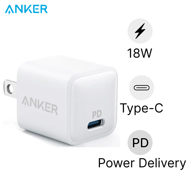 Củ sạc nhanh Anker PowerPort PD Nano 18W A2716 chính hãng