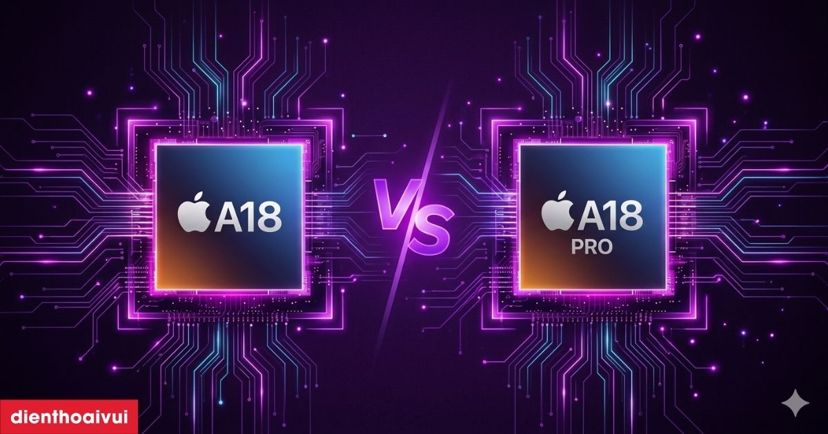 So sánh chip A18 và A18 Pro: Nên mua chip nào hợp lý?