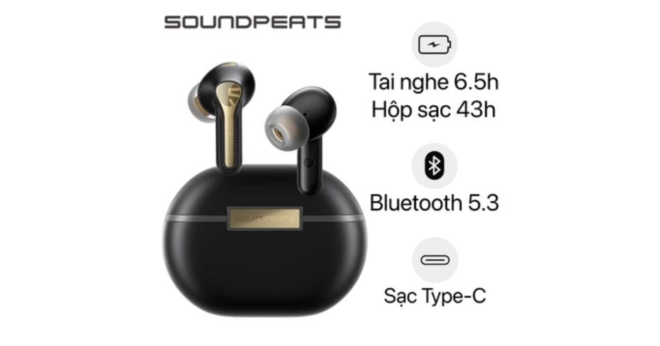 Tai nghe không dây Soundpeats Capsule 3 Pro + chính hãng | Lấy liền