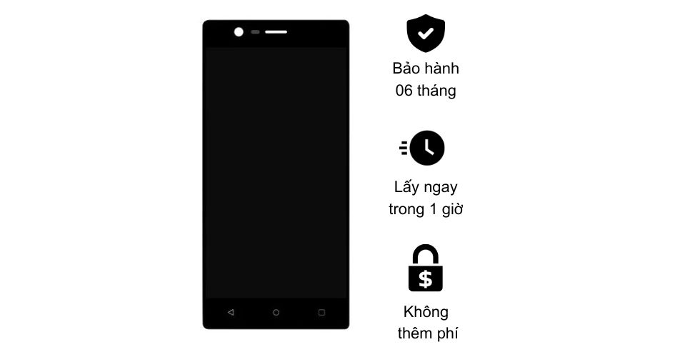 Thay màn hình Nokia 3.1 Plus giá rẻ lấy liền tại TPHCM và Hà Nội