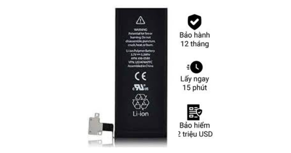 Thay pin iPhone 4 chính hãng, giá tốt tháng 10/2025