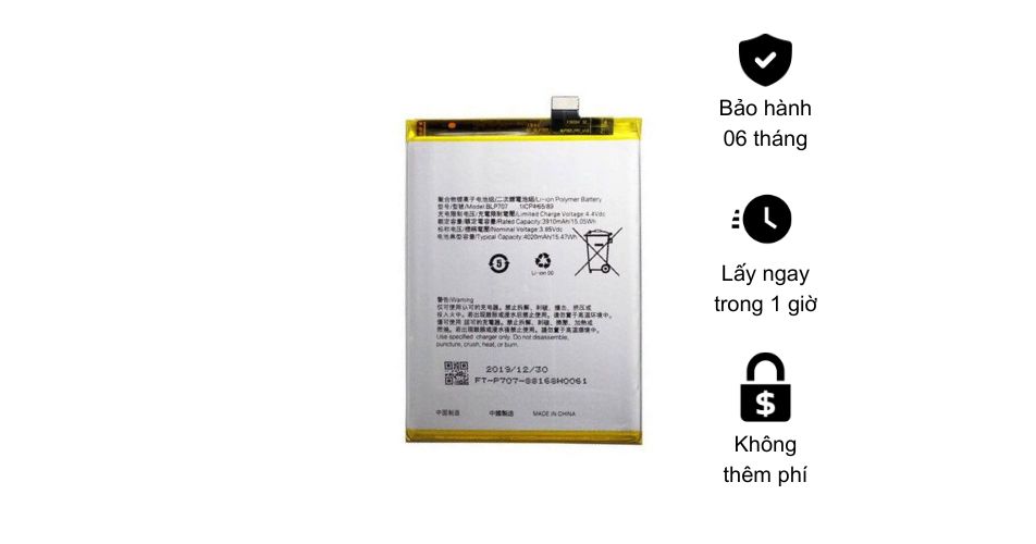Thay pin OPPO F11 Pro chính hãng, giá rẻ TPHCM và Hà Nội