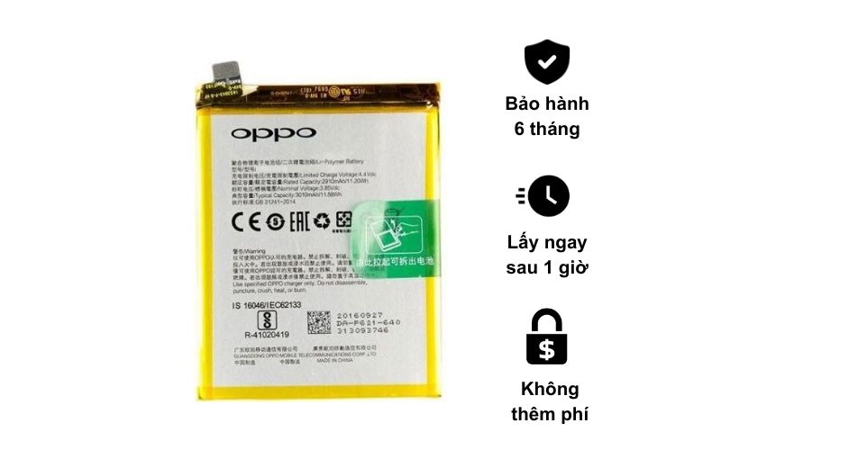 Thay pin Oppo Reno 5 chính hãng | Lấy liền