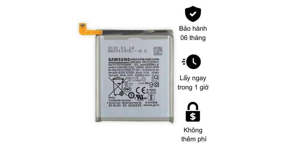 Thay pin Samsung Galaxy A52 5G bao nhiêu tiền, ở đâu giá rẻ