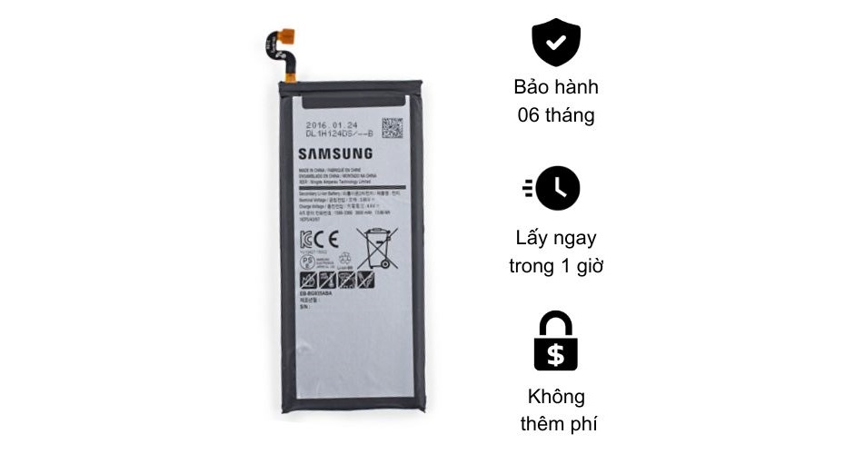 Thay pin Samsung Galaxy S7 Edge chính hãng | Giá tiết kiệm