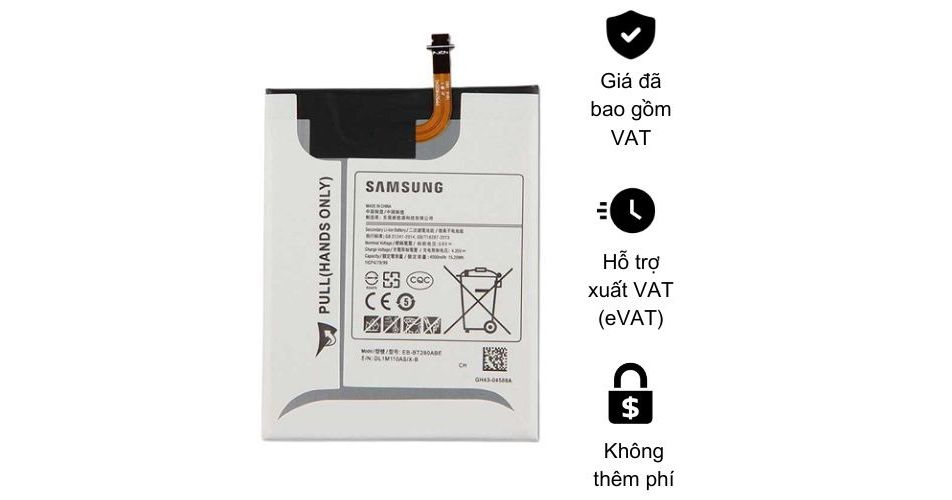 Thay pin Samsung Galaxy Tab A 7.0 2016 giá siêu rẻ chất lượng