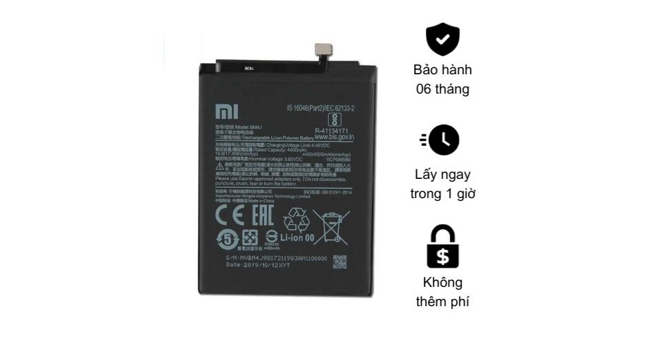Thay pin Xiaomi Redmi 9A chính hãng | Lấy liền